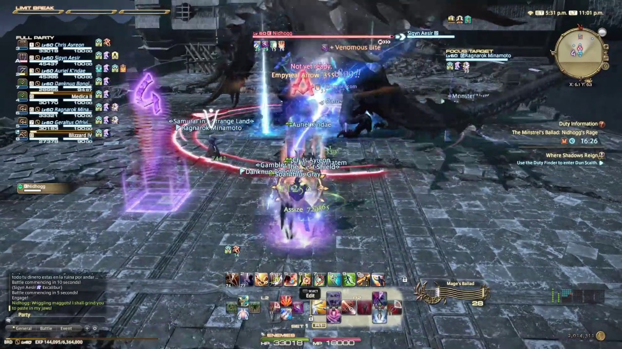 Final Fantasy XIV - Nidhogg (Extreme) - YouTube