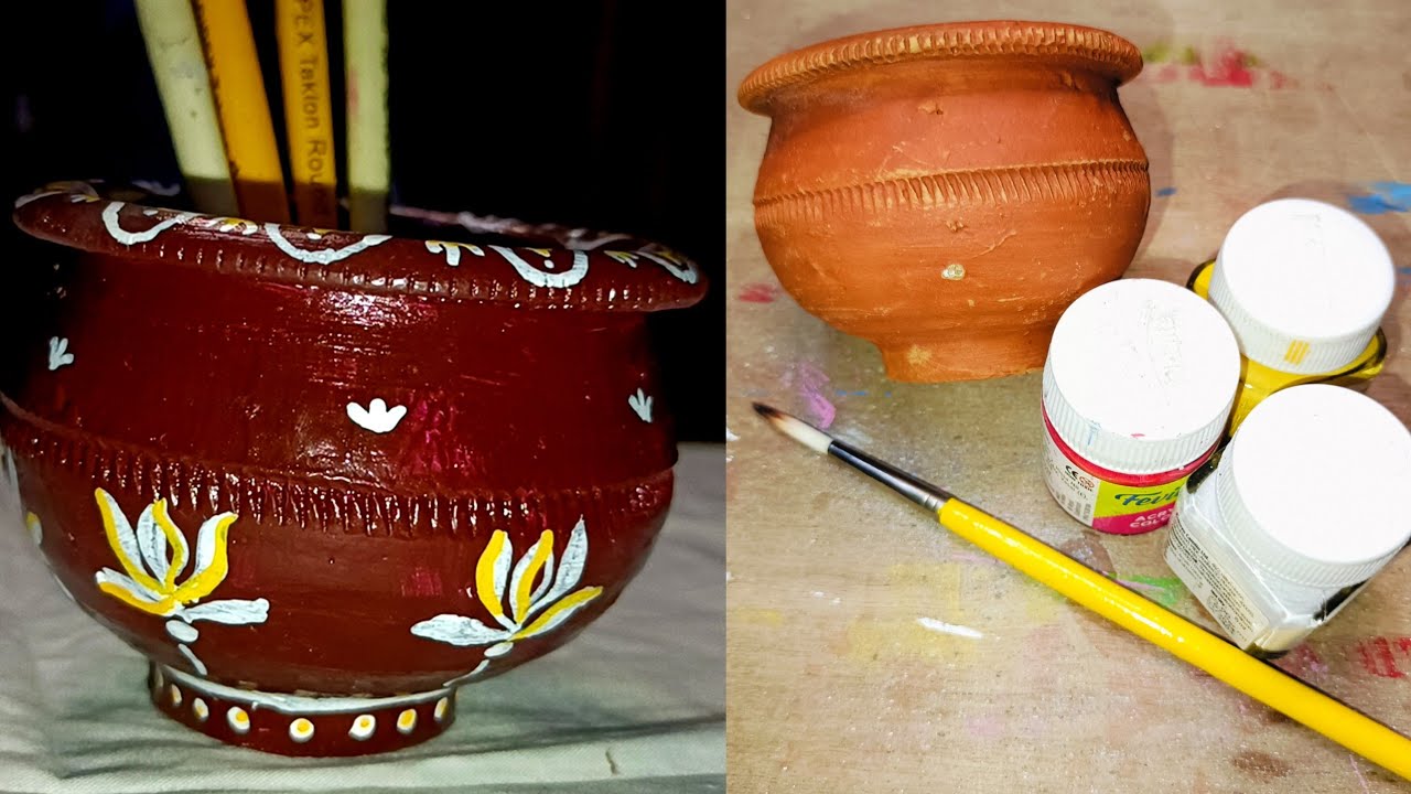 Easy Matir Cup Design !! চায়ের কাপ ফেলে না দিয়ে এভাবে সাজিয়ে তুলুন ...