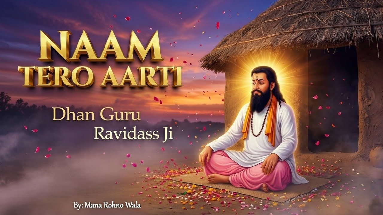 Dhan Shiri Guru Ravidass Ji - Naam Tero Aarti | Presented by Mana Rohno ...
