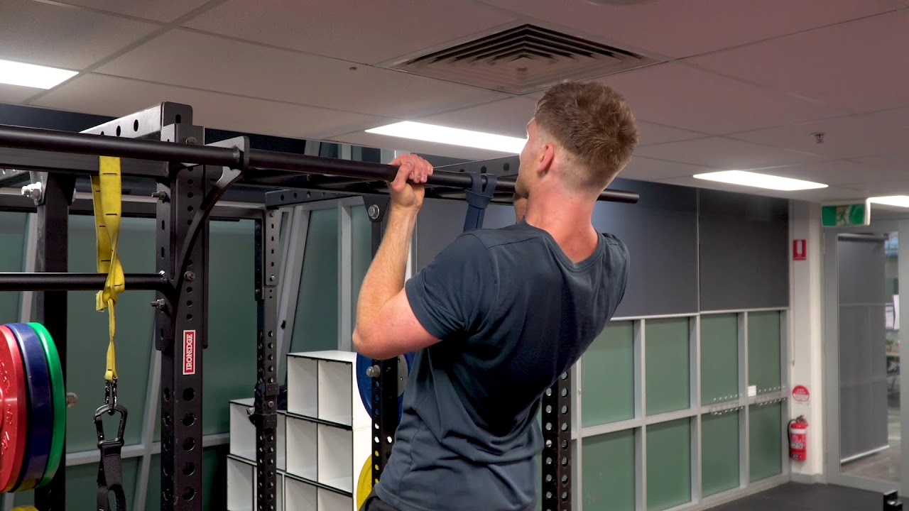 Supinated Grip Pull Ups (Resistance Band) - True Health - YouTube