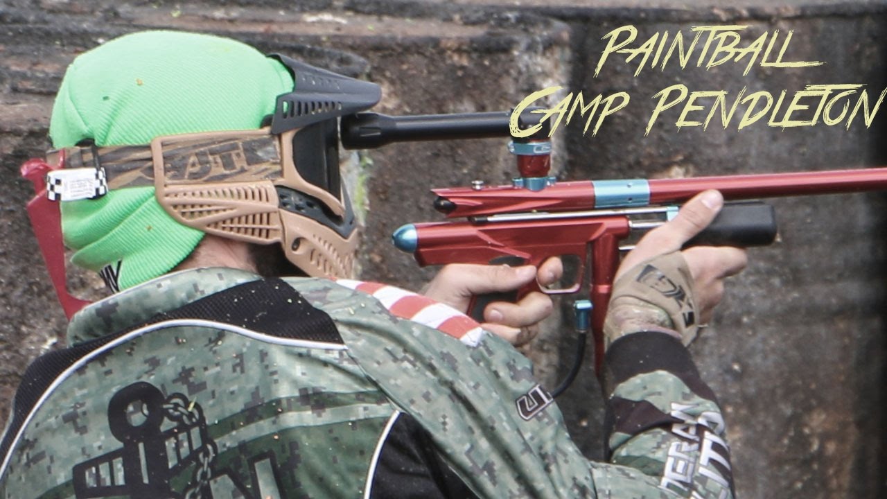 Camp Pendleton Pump Paintball - YouTube