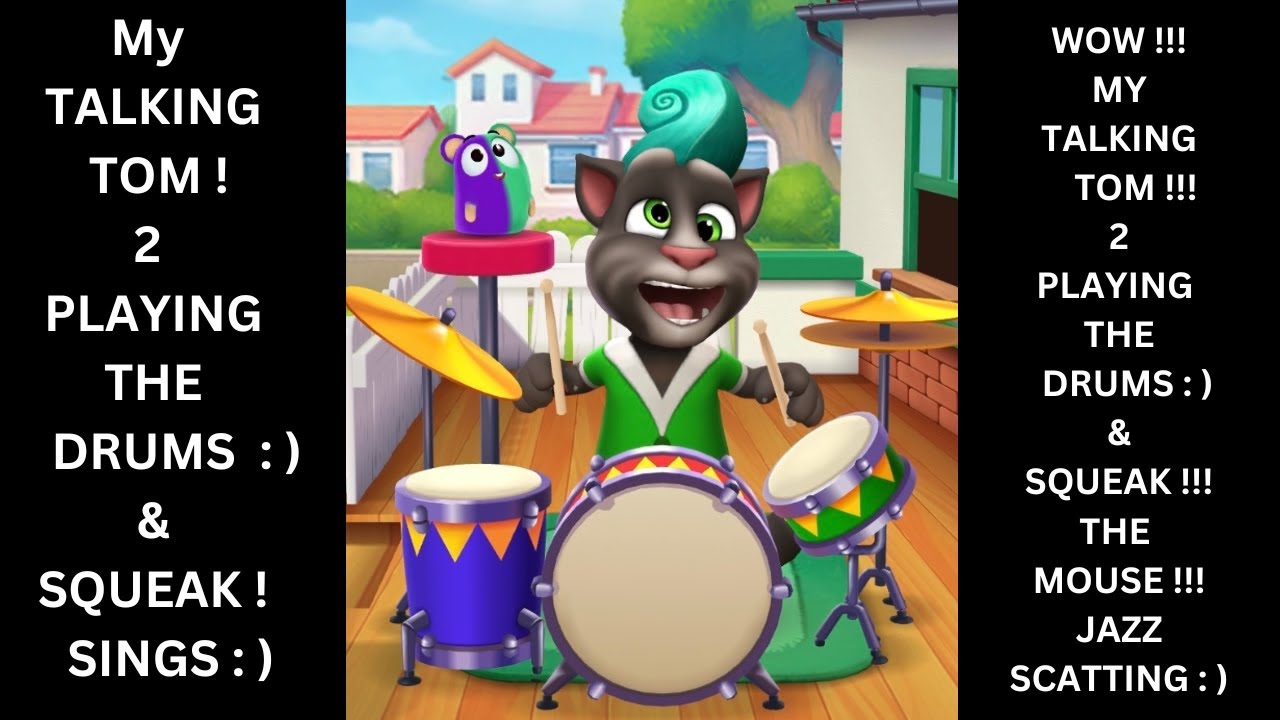 My Talking Tom 2 Plays Drums Gameplay - YouTube