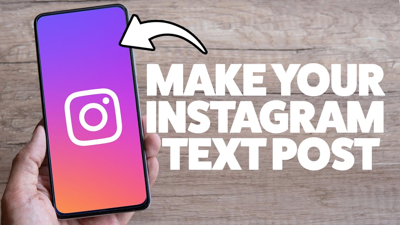 How To Make A Text Post On Instagram 2025 (iPhone & Android) - YouTube