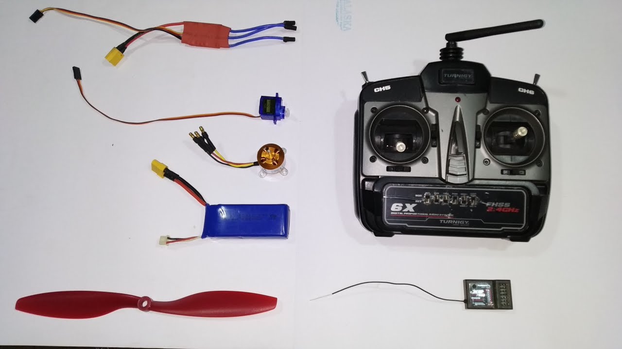 Basic RC electronics wiring for beginner - YouTube