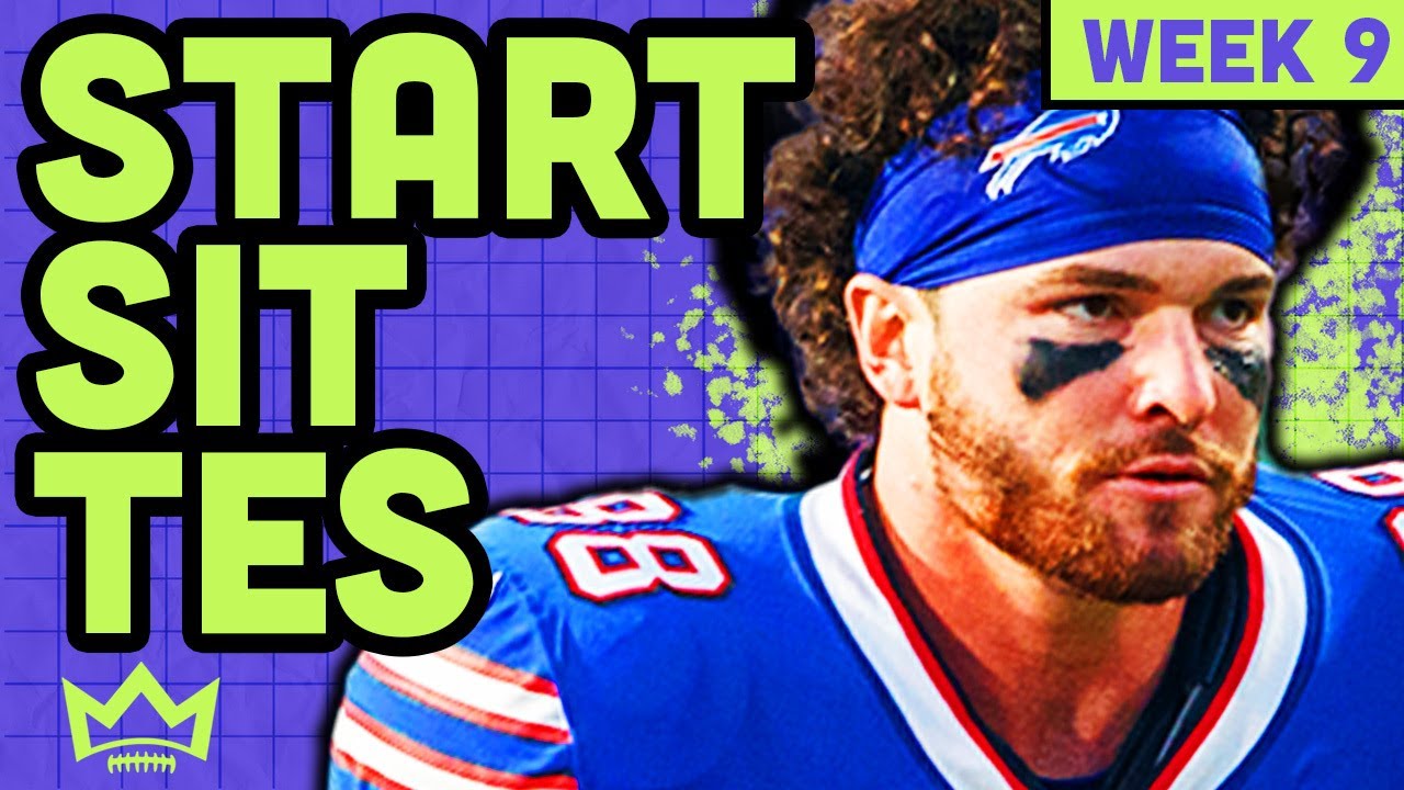 Week 9 Start Em Sit Em Tight End Rankings | Fantasy Football 2022 - YouTube