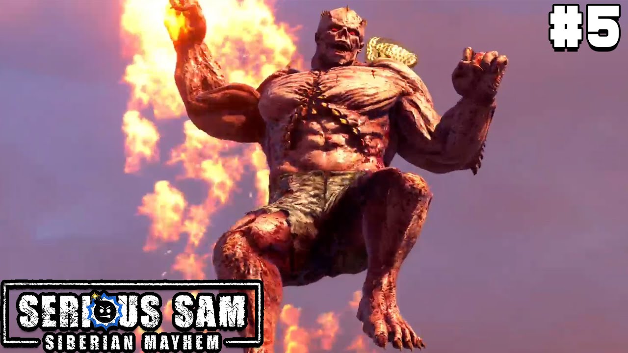 THE BOSS BATTLE WE ALMOST MISSED OUT ON | Serious Sam Siberian Mayhem ...