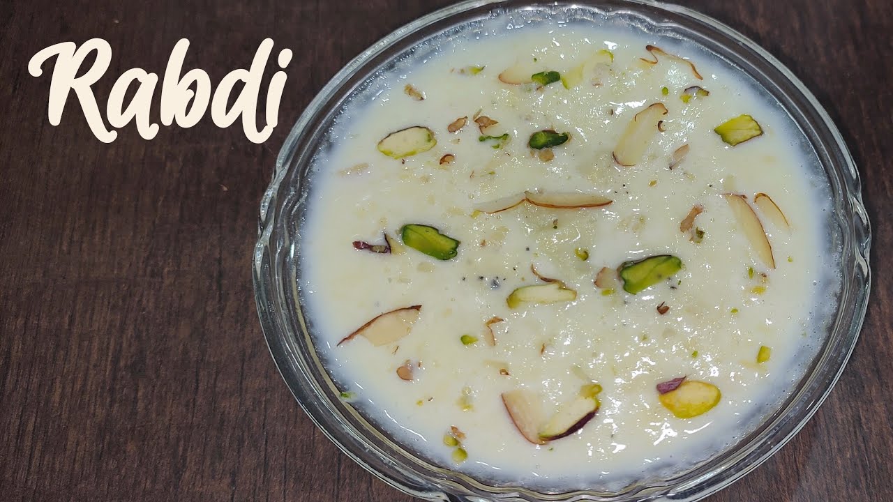 Rabdi Recipe | Rabri Recipe | How to make Rabdi at home - YouTube