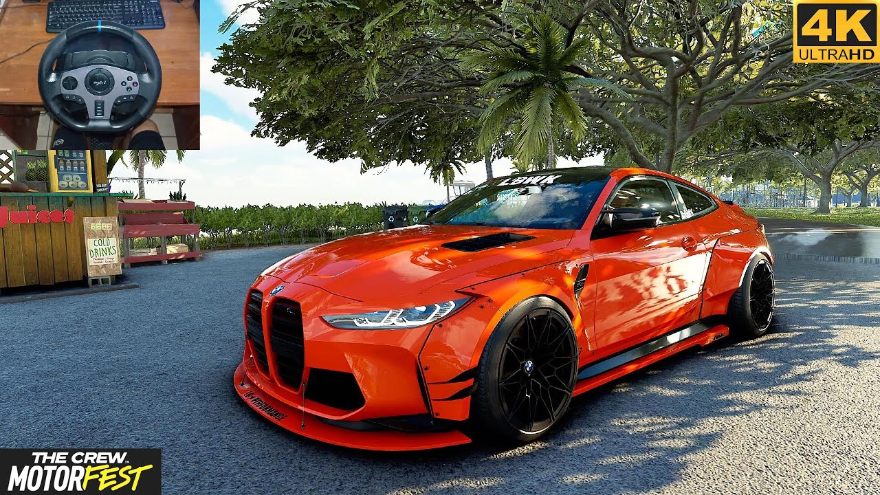 BMW M4 Liberty Walk Edition | The Crew Motorfest | PXN V9 Steering ...