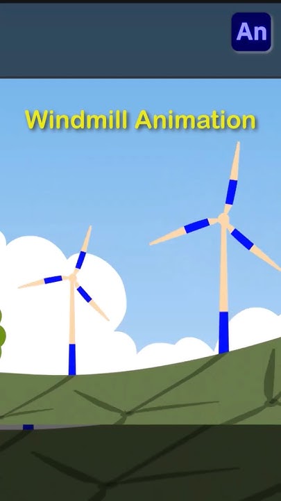 Windmill Animation | Learn 2D Animation in Adobe Animate | Enroll now | link in description ...