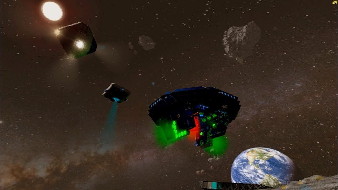 Space Engineers - UFO Plasma Destroyer (Independence Day Style) - YouTube