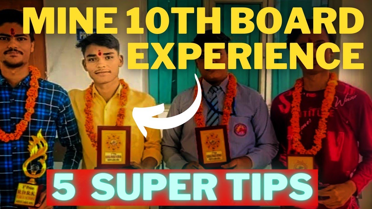 #5 Super Tips For Class 10th Boards 🔥 Mine Boards Experience | Last ...