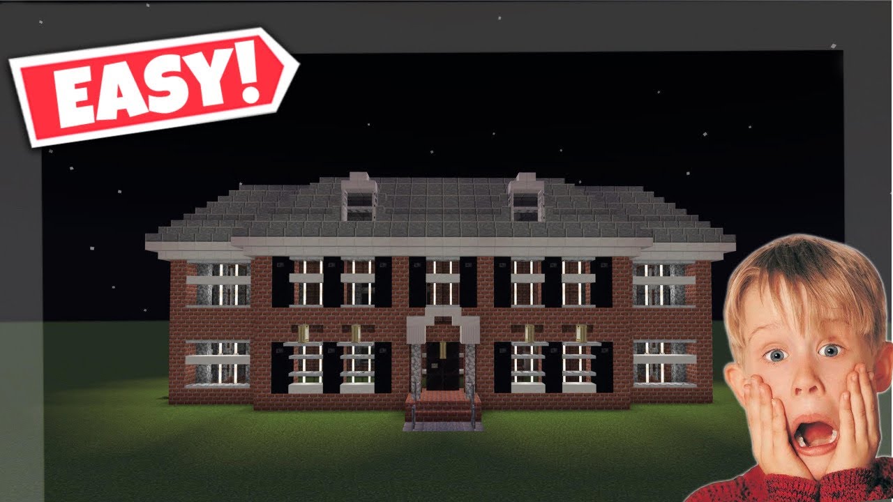 Minecraft Tutorial: How To Build The Home Alone House (EASY) - YouTube