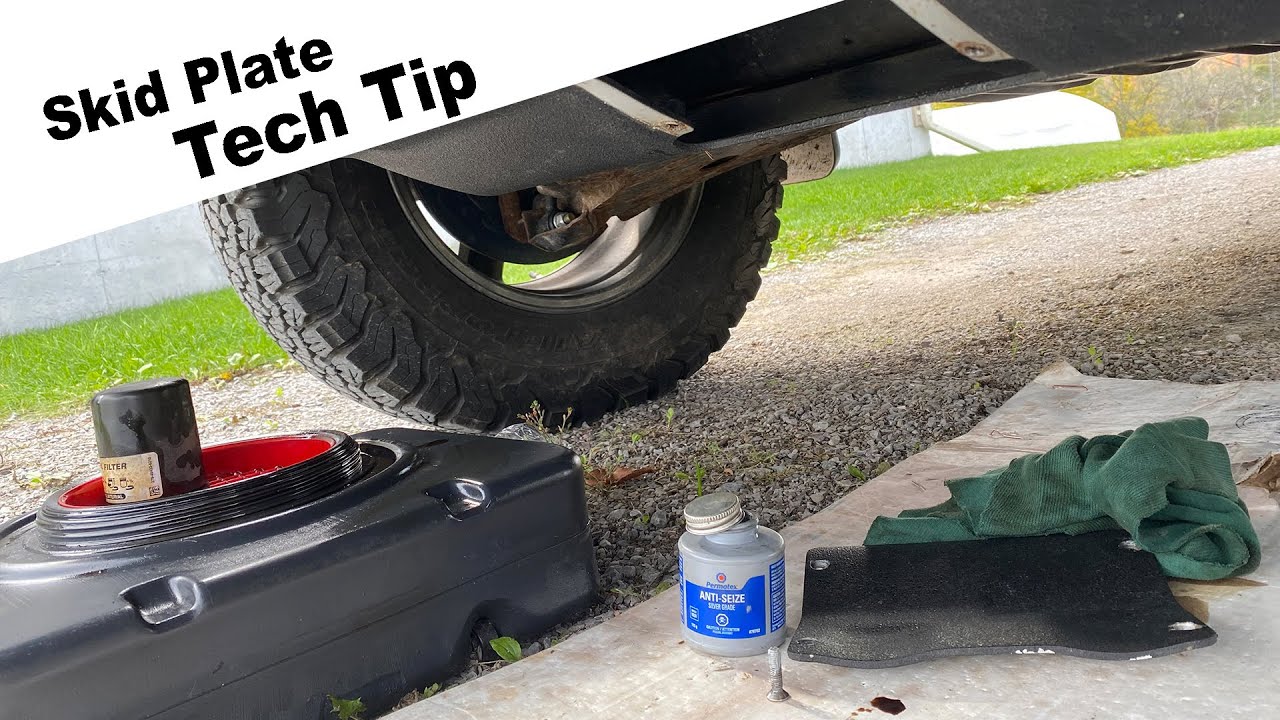 Skid Plate Oil Filter Access Hatch Tech Tip - YouTube