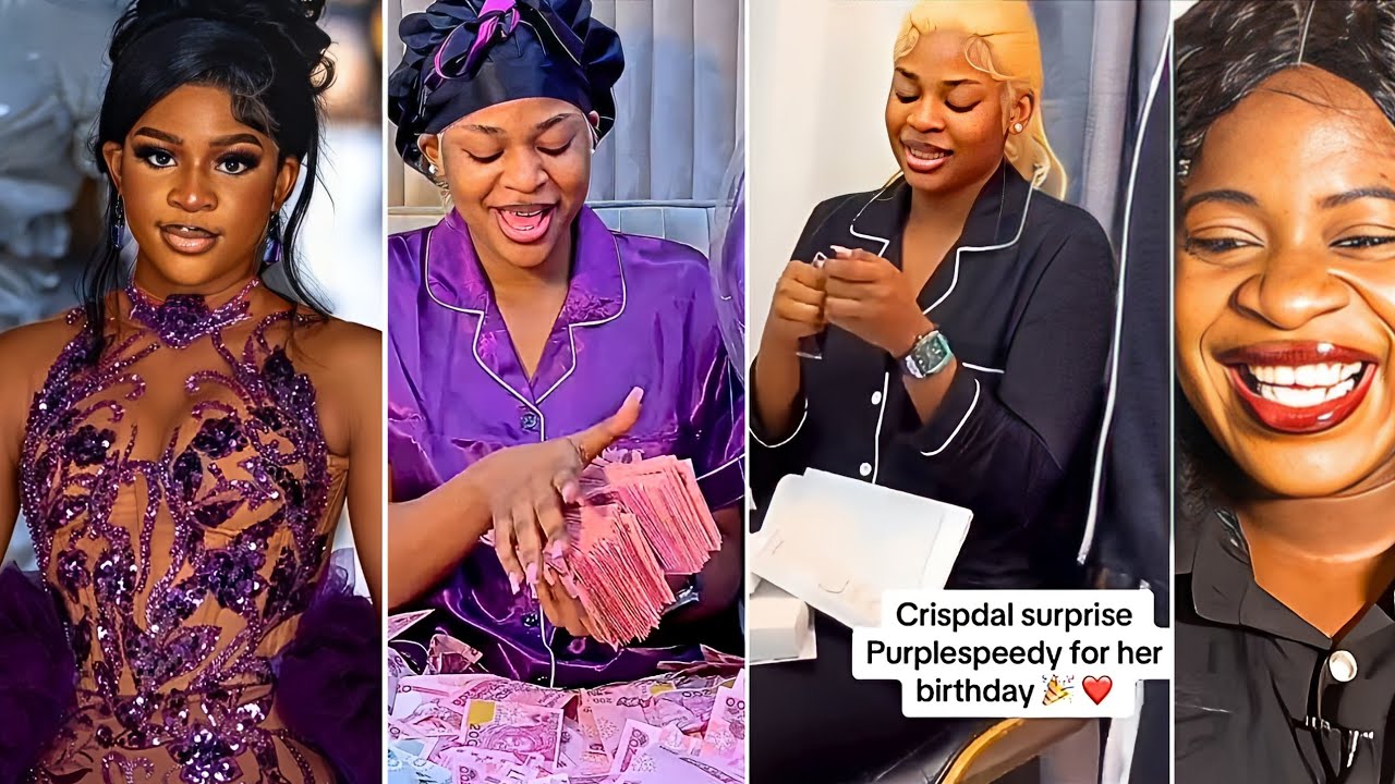Purple Speedy Birthday Surprise By Crispdal And Tiwa Vs Fans Reaction π² Purplespeedy Youtube