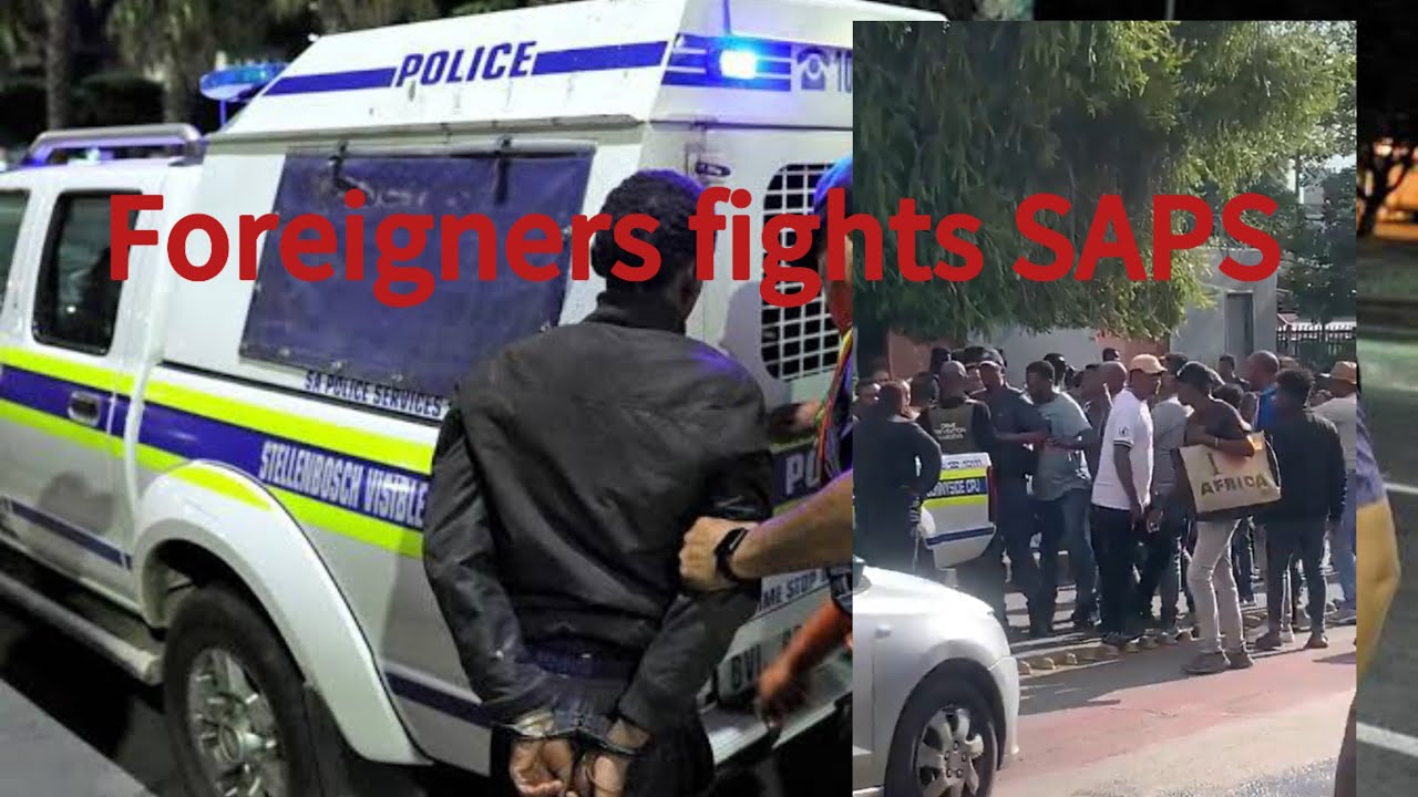 Video: Foreigners fighting SAPS in Johannesburg 😳 is this madness ...