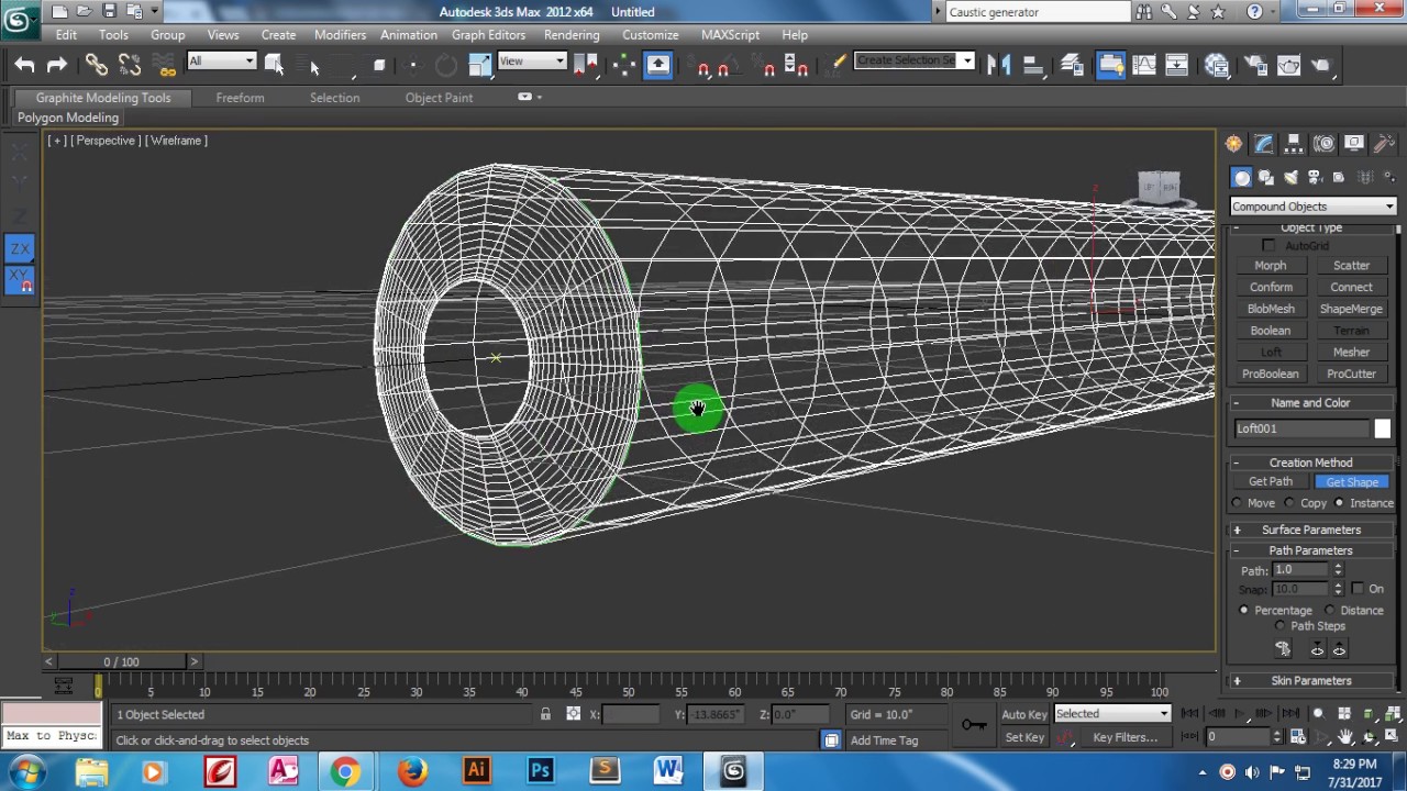 3ds Max Loft Modeling - YouTube