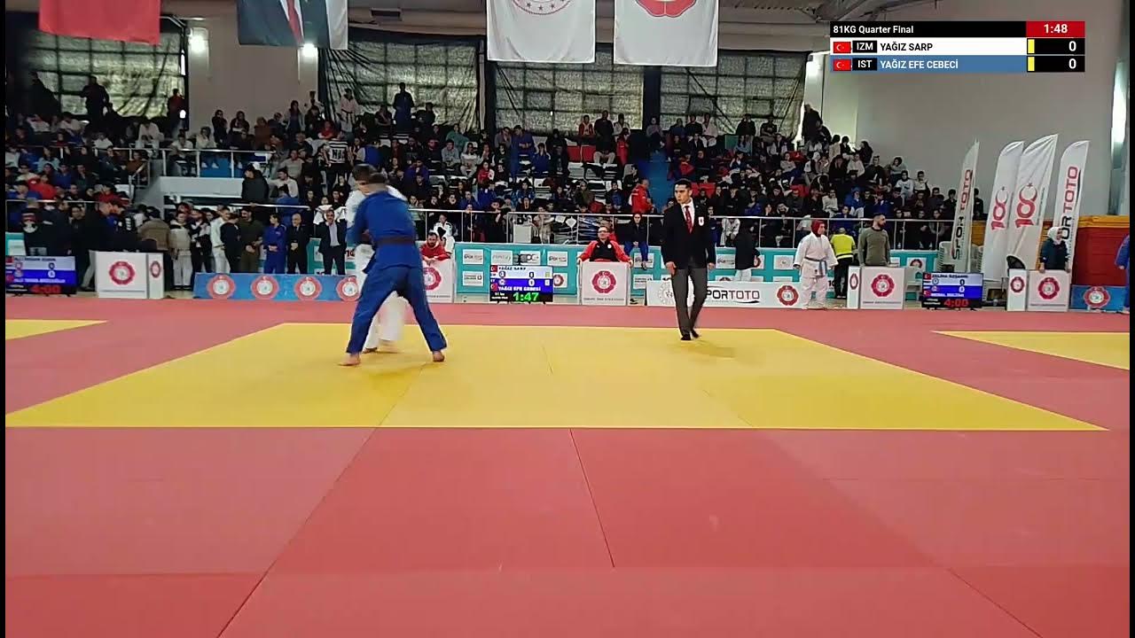 YAĞIZ SARP - YAĞIZ EFE CEBECİ 81KG Quarter Final - YouTube