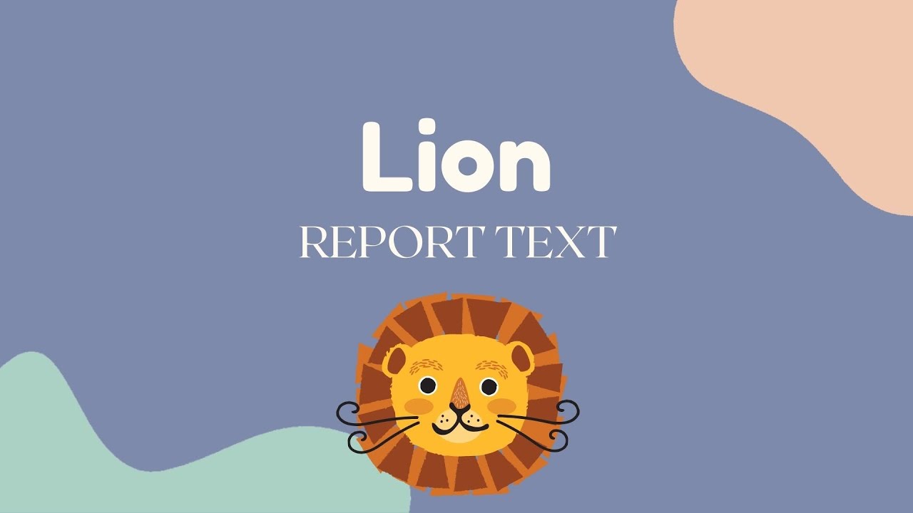 REPORT TEXT - LION - YouTube
