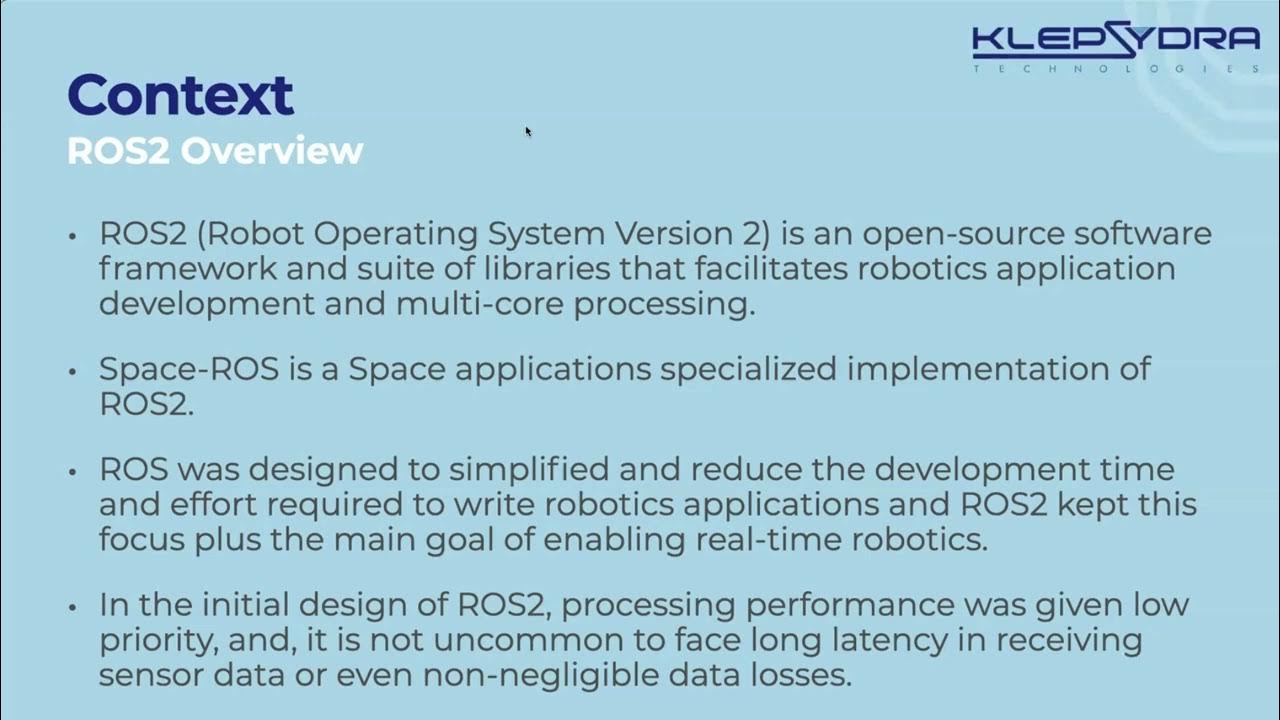 FSW 2023: The Ring-buffer ROS2 Executor: A Novel Approach for Real-time ROS2 Space Applications ...