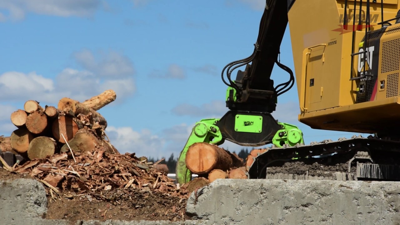 WBM Excavator HCL Grapple - YouTube