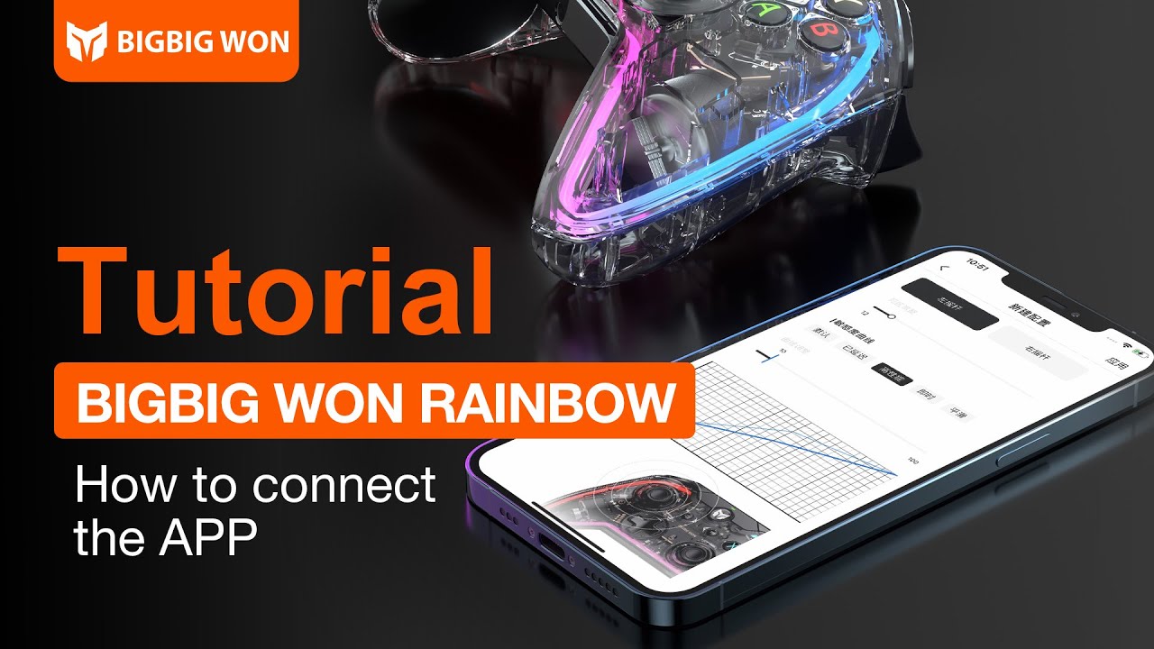 BIGBIG WON RAINBOW | How to connect the APP - YouTube
