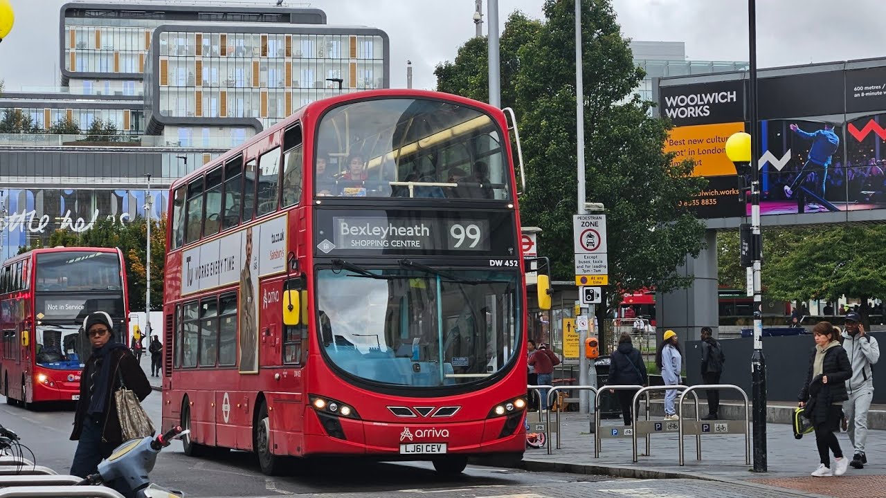 Arriva London DW441 LJ11ACF route 99 (Kickdown/Nice Voith) - YouTube