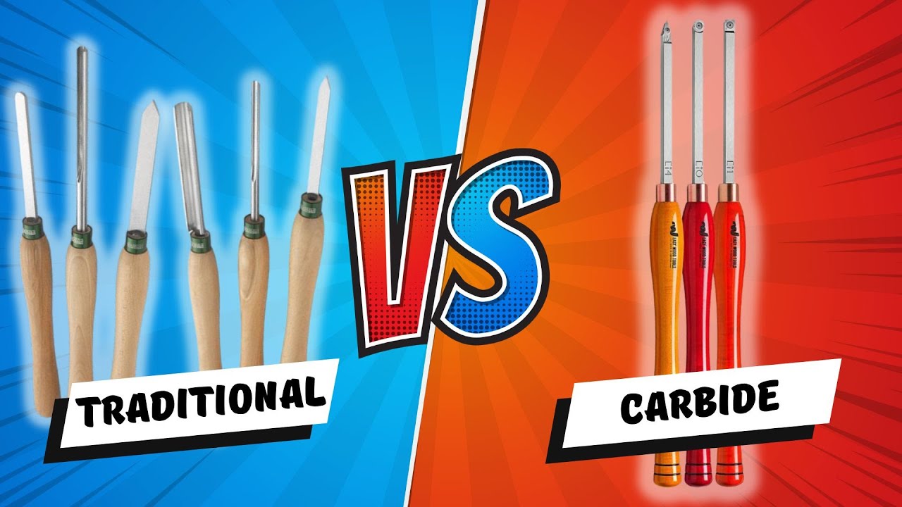 Woodturning - Traditional Tools VS Carbide - YouTube