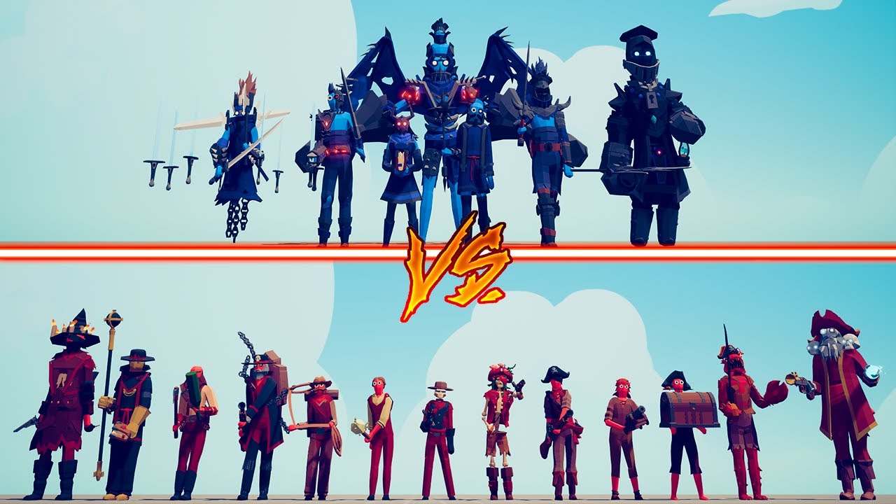 WILD WEST DLC + PIRATE DLC vs EVIL DLC - Totally Accurate Battle ...