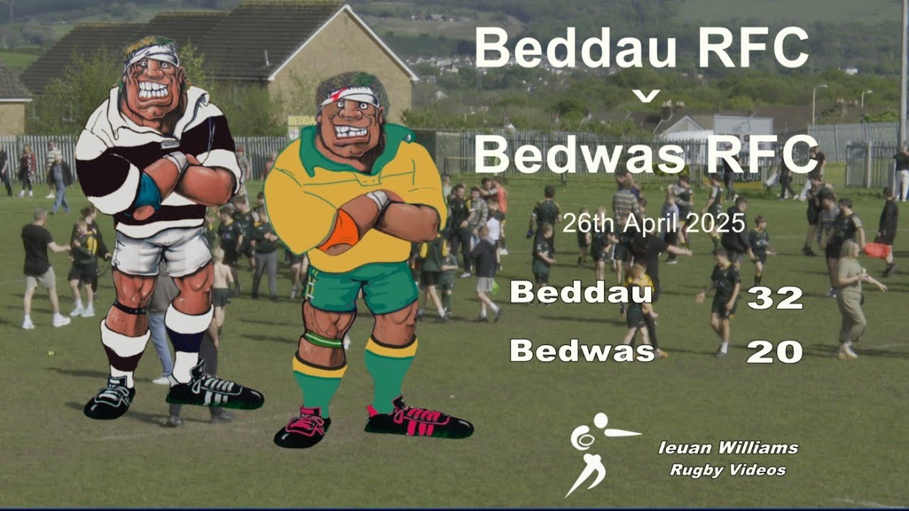Beddau R.F.C. v Bedwas R.F.C. 26th April 2025 - YouTube