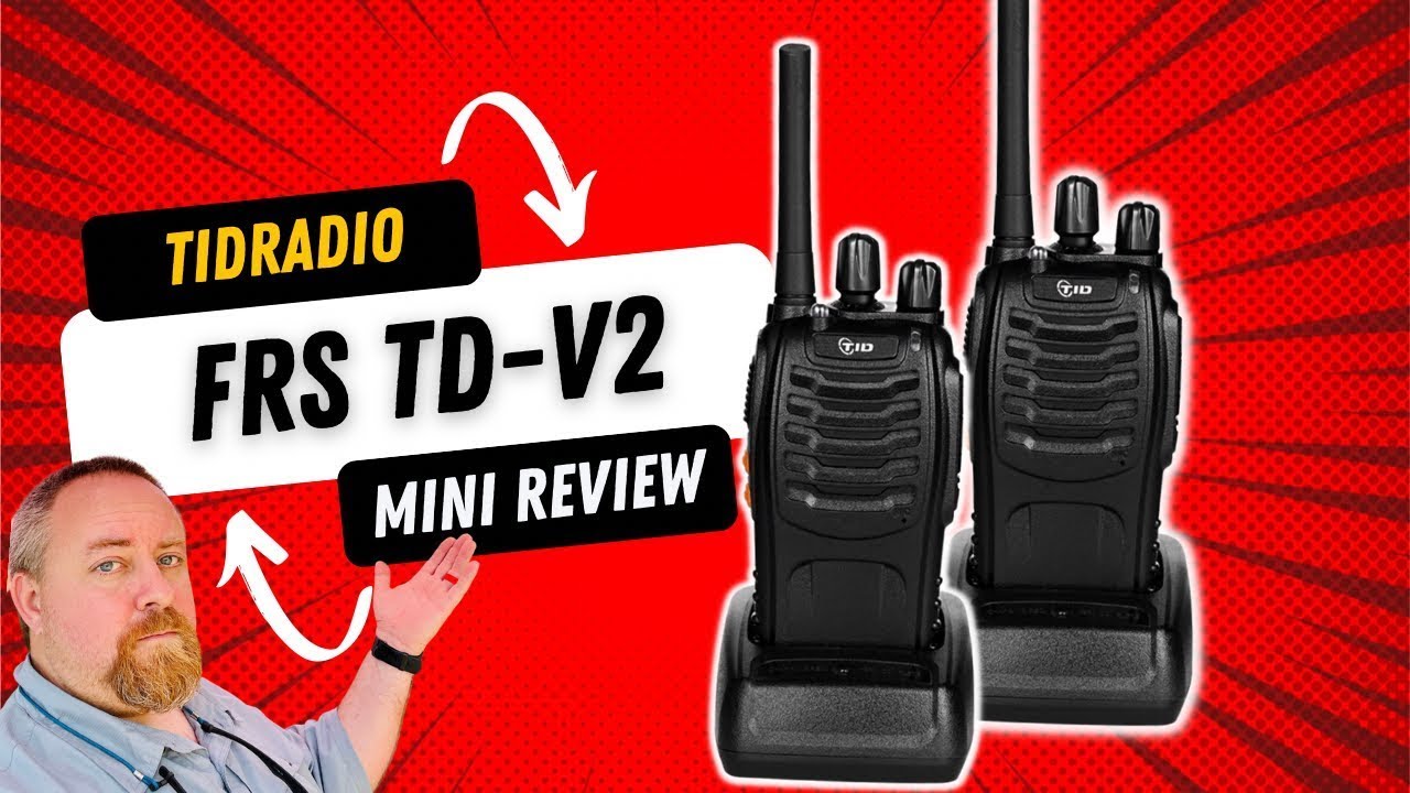TID TD-V2 | FRS Two Way Radio | Giveaway - YouTube
