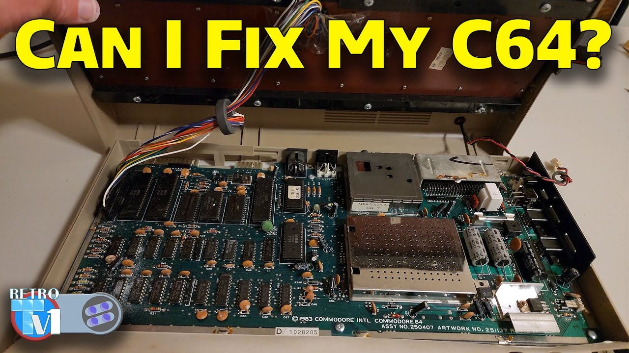 Can I fix my broken Commodore 64? - YouTube