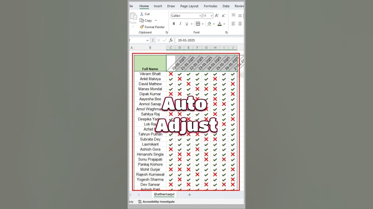 Auto adjust column using shortcuts l Rotate text in excel to adjust the header #excelshorts # ...