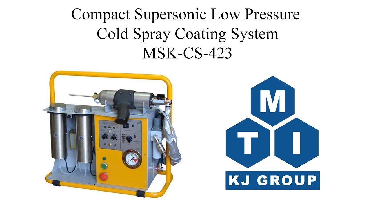 Compact Supersonic Low Pressure Cold Spray Coating System - MSK-CS-423 ...