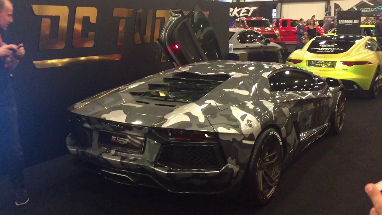 Lambo exhaust Royal Auto Show X - YouTube