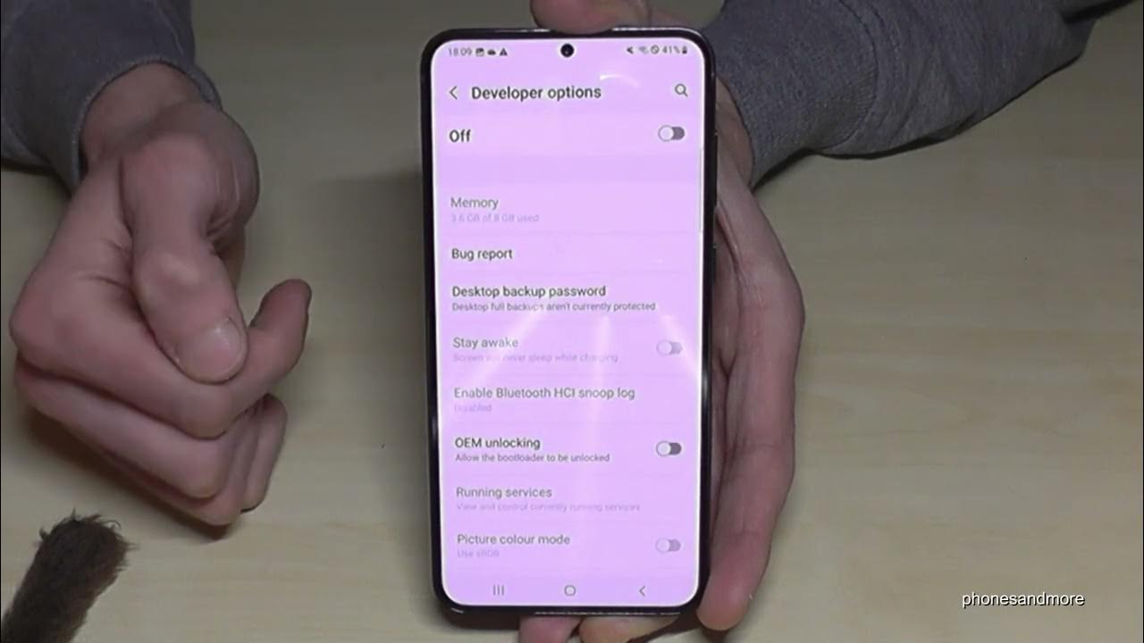 Samsung Galaxy S23 Plus: How to enable the Developer Options? for USB ...