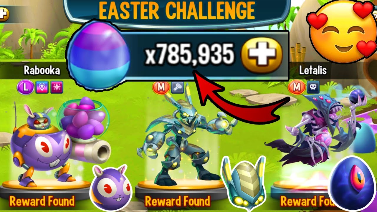 🔴Monster Legends - EASTER challengue how to get all Letalis Rabooka ...