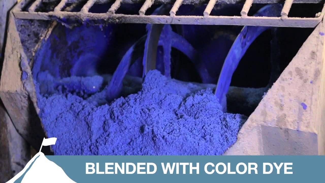 Color Coating Process for aggregates and quartz - YouTube