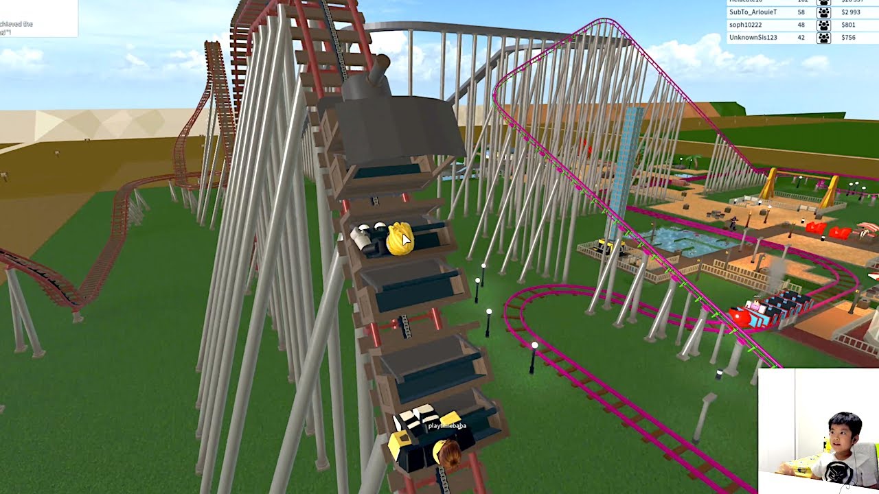 [Roblox] Theme Park - We Build More And More Coasters! - YouTube