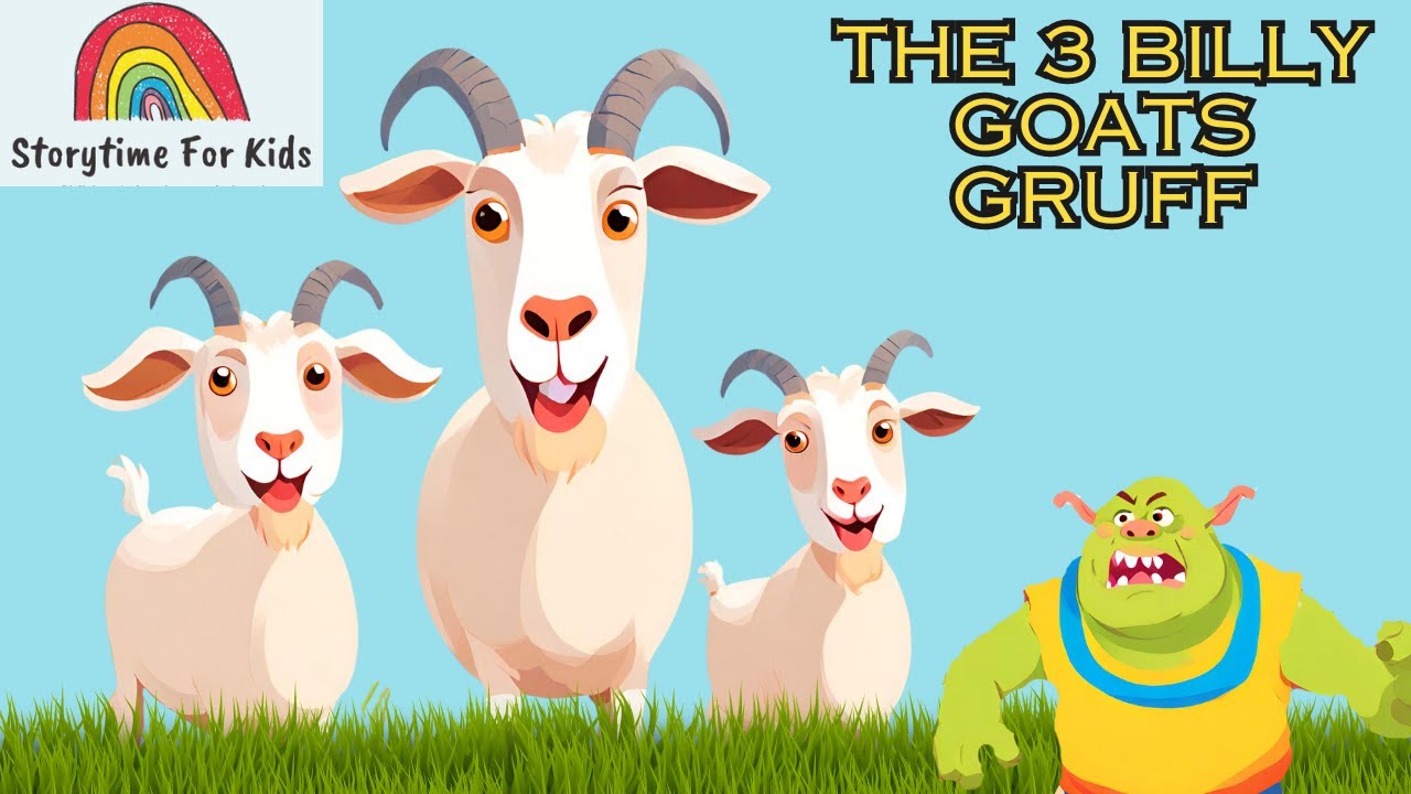 Three Billy Goats Gruff Story | Fairytale read aloud in English - YouTube