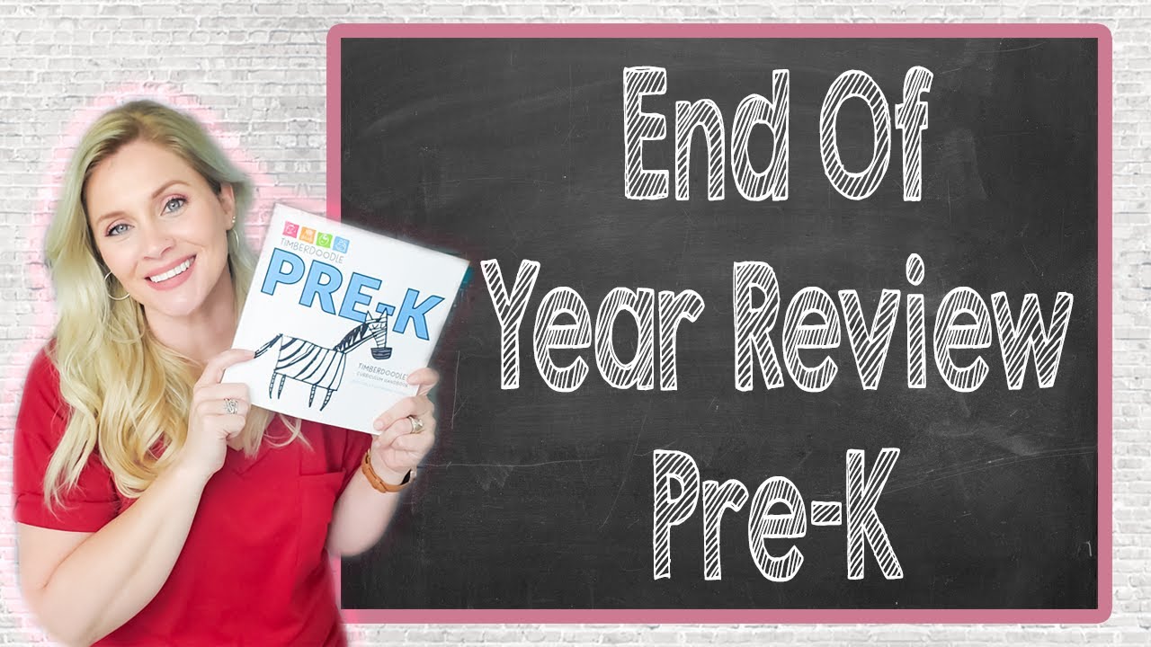 END OF YEAR REVIEW PRE K | Pre-K 2020 2021 | Secular Homeschool ...