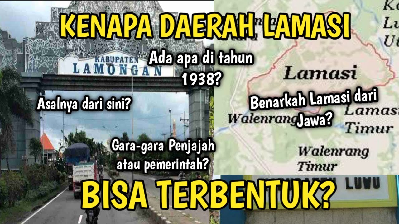 SEJARAH TERBENTUKNYA DAERAH LAMASI - YouTube