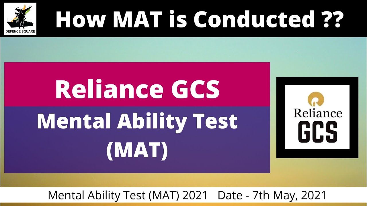 How Reliance GCS (MAT) is Conducted ?? || In Detail Video|| - YouTube