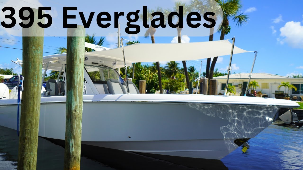 Adding BIG SHADE on Everglades 395! Custom sunshades for any Center ...