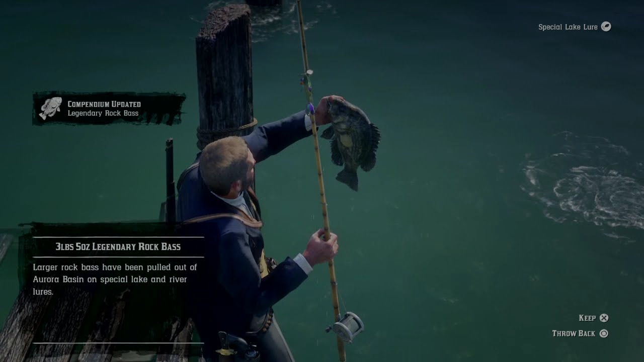 Catching The Legendary Rock Bass As Arthur - Red Dead Redemption 2 ...