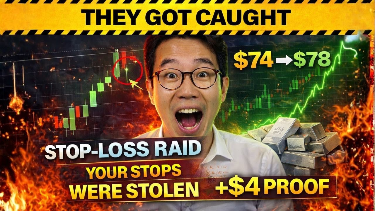 THEY GOT CAUGHT: Silver Jumps +$4 (5.4%) | The "Stop-Loss Raid" EXPOSED ...