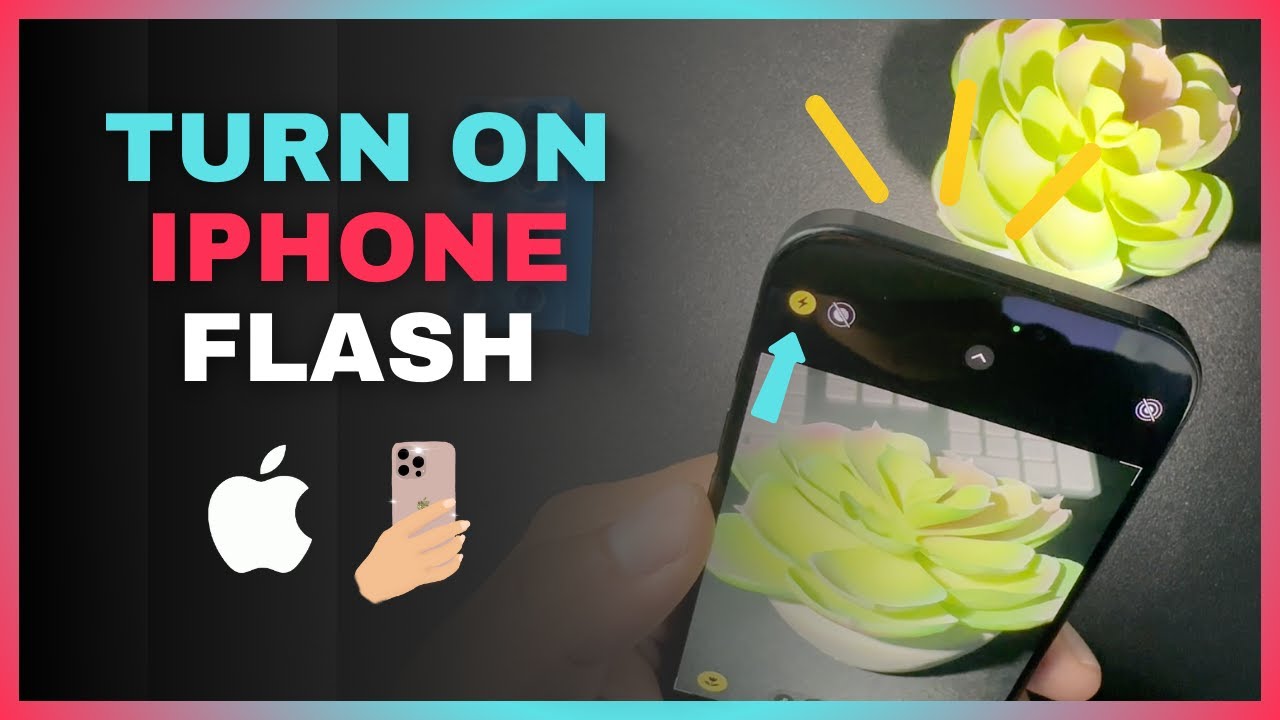 How to Turn On Flash on iPhone Camera [Flash for Pictures] - YouTube