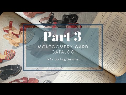 Montgomery Ward 1947 Catalog {Part 3} Misses, Accessories, Undergarments, Lingerie & Shoes
