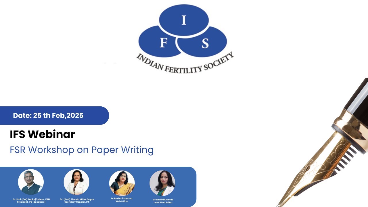 FSR Workshop on Paper Writing - YouTube