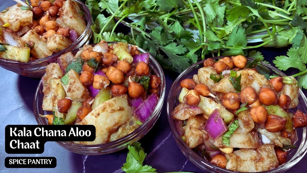 Kala Chana Aloo Chaat || Chaat || আলু কাবলি || Kolkata Famous Street ...