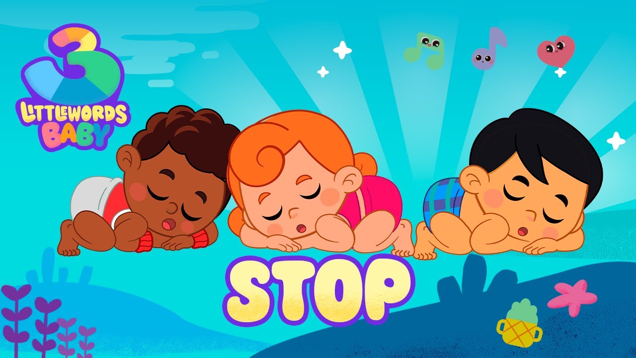 Stop (Blue Noise) - 3 Little Words Baby | Deep Sea Sound for Babies ...